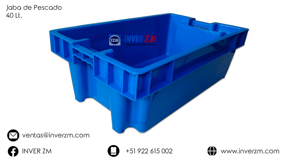 Jaba de Pescado de 40 Litros y 70 Litros - INVER ZM